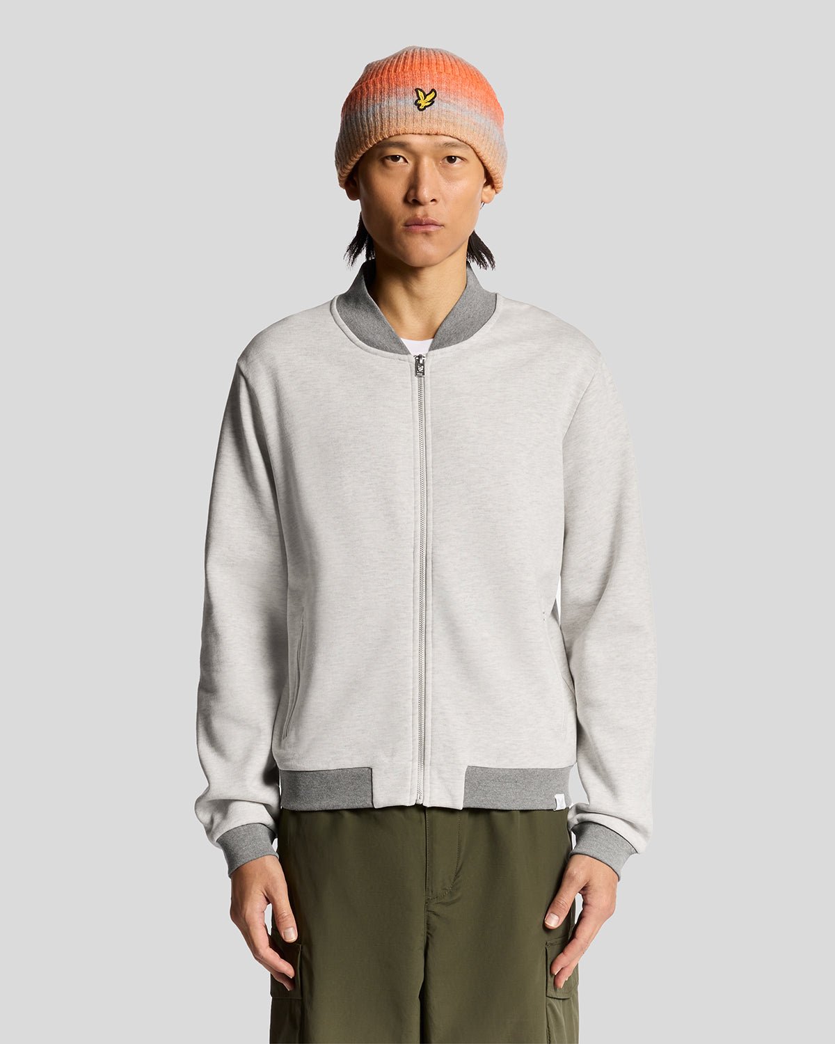 Half Raglan Sleeve Jersey Bomber – Lyle & Scott